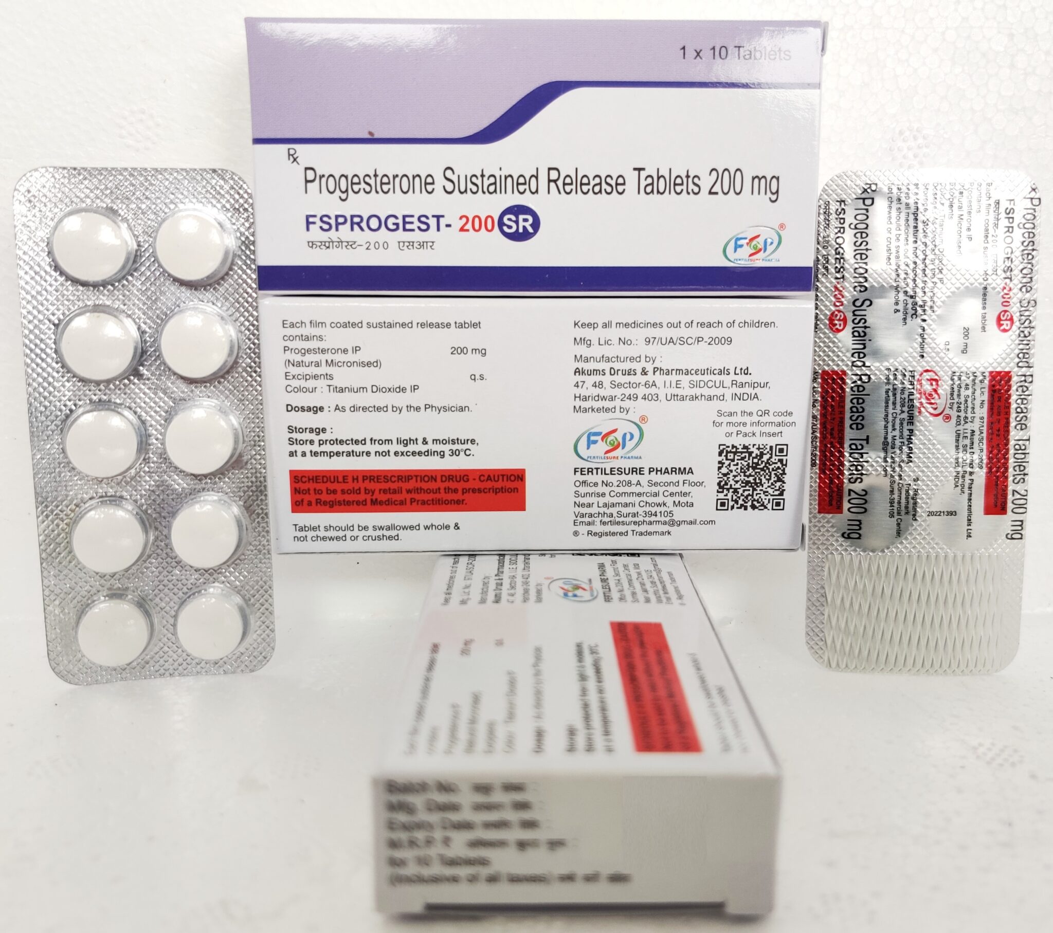 Progesterone SR 200 Mg | FSPROGEST | Uses | Side Effects